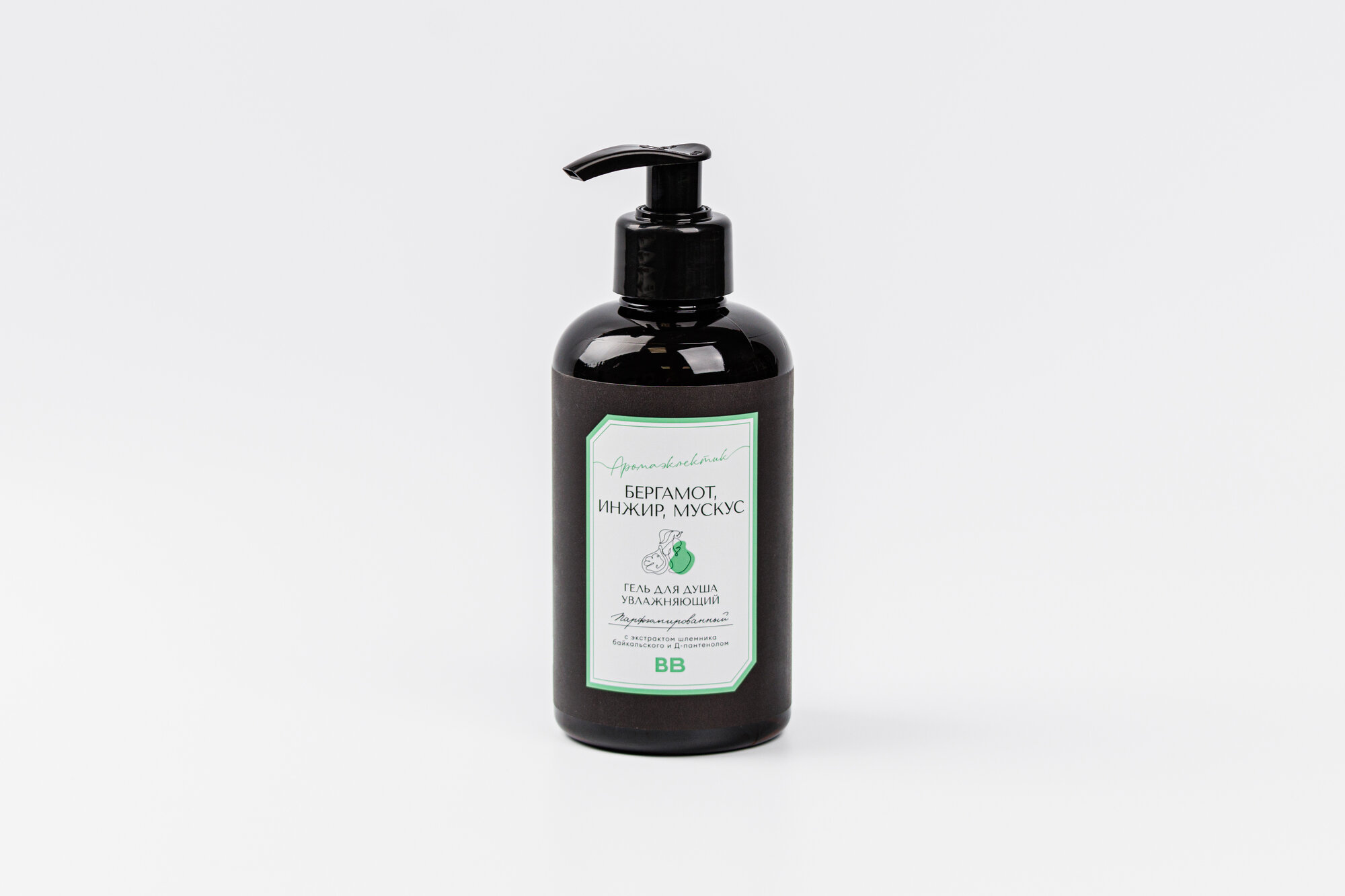 Гель для душа парфюмированный увлажняющий “Бергамот, инжир, мускус"