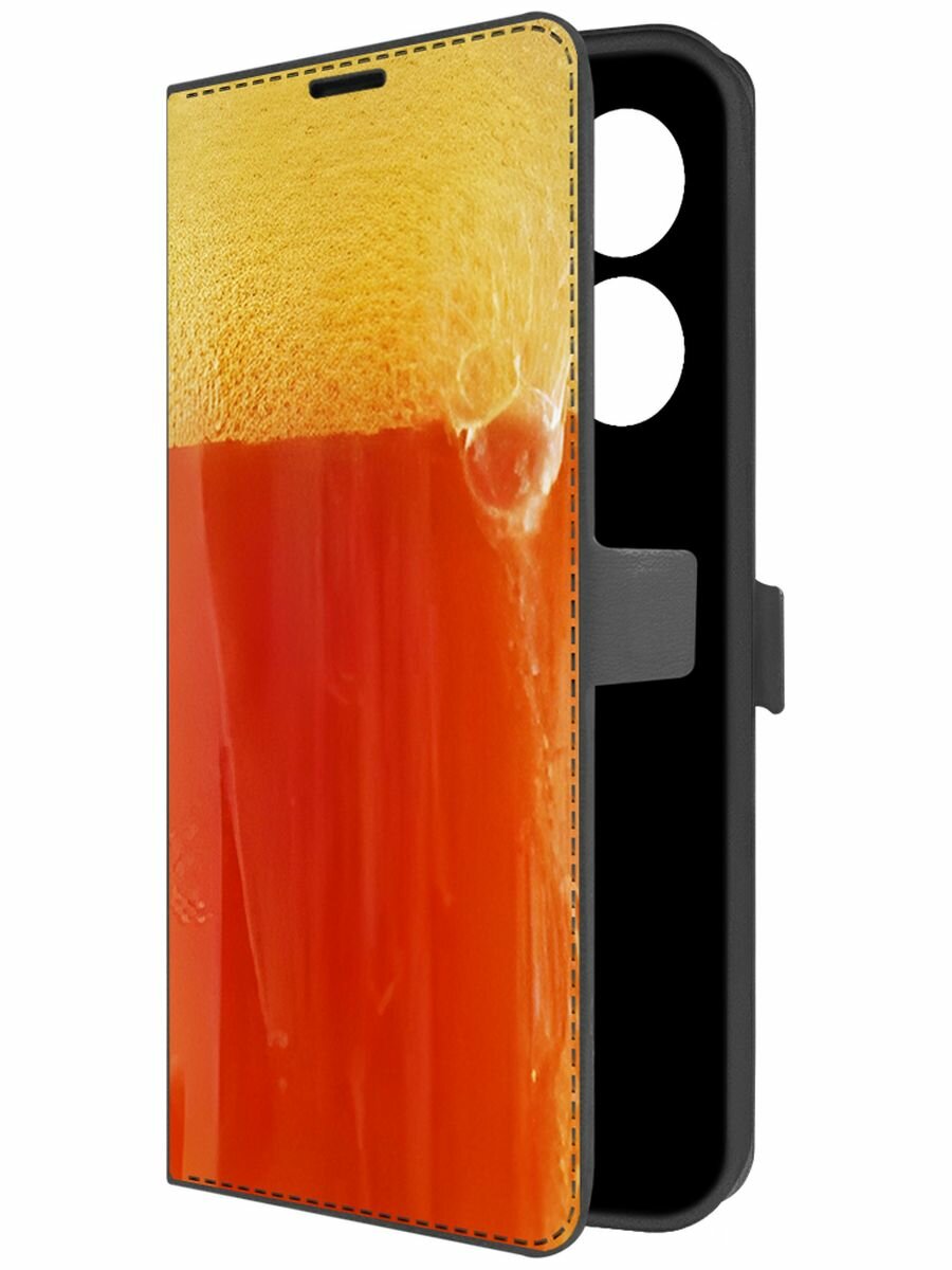 Чехол-книжка Krutoff Eco Book для TECNO Camon 20 Квас (черный)