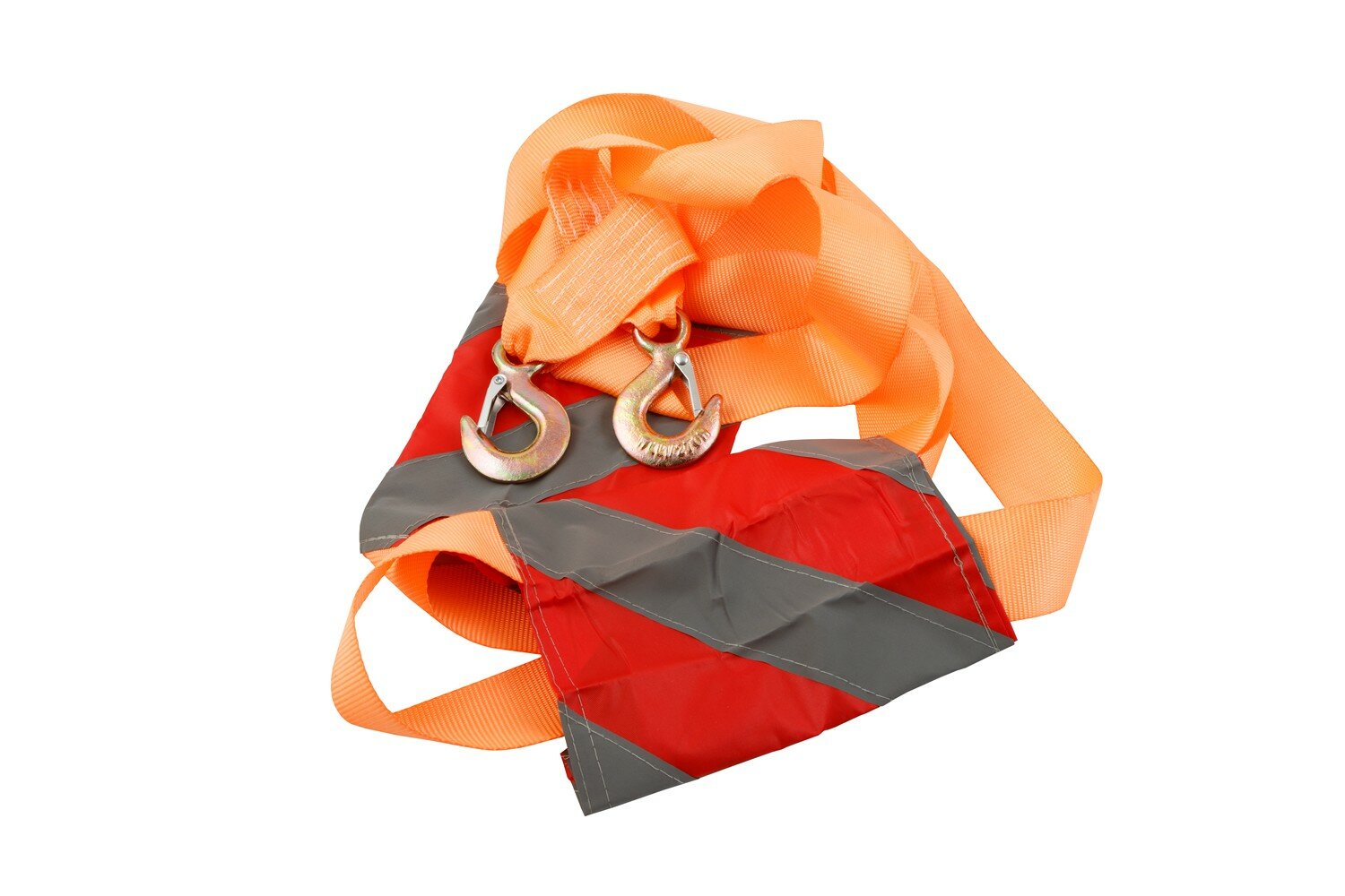 Трос буксировочный 5т с крюками и флажками, длина троса 4,2 м, 2 крюка, 2 флажка (SP)