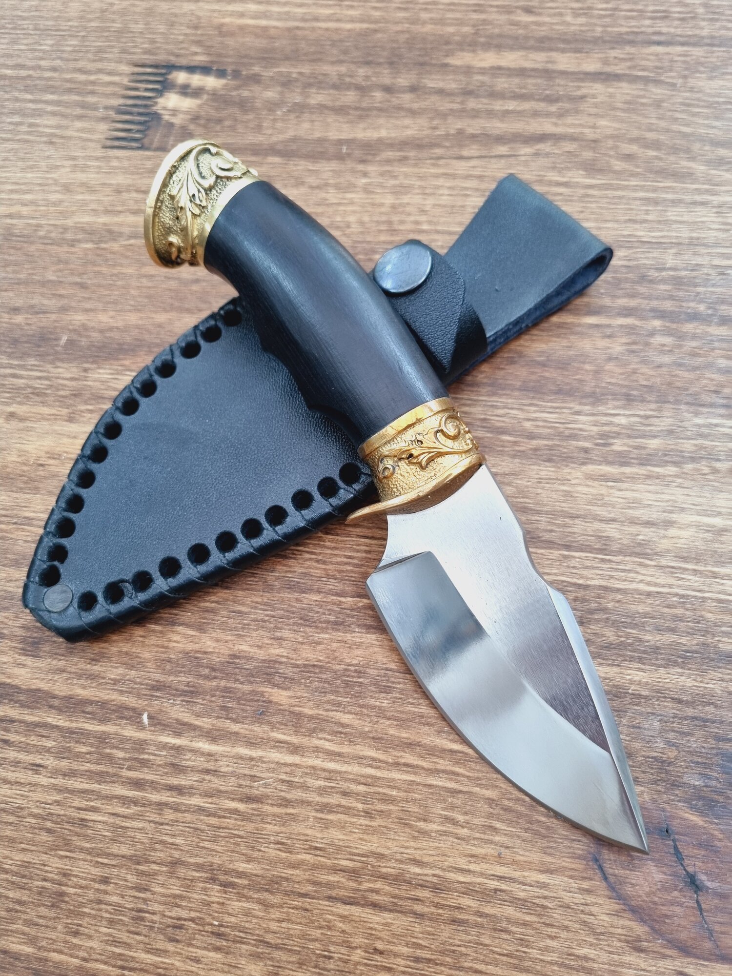 Нож Gallery of Knives "Качкар", шкуросъёмный, для рыбалки, охоты, EDC, 90мм