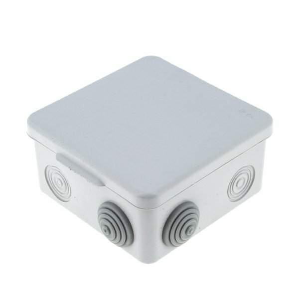 EKF PROxima Коробка распределительная КМР-030-031 с крышкой наружная (85х85х40) 8 мембр. вводов IP55, plc-kmr-030-031