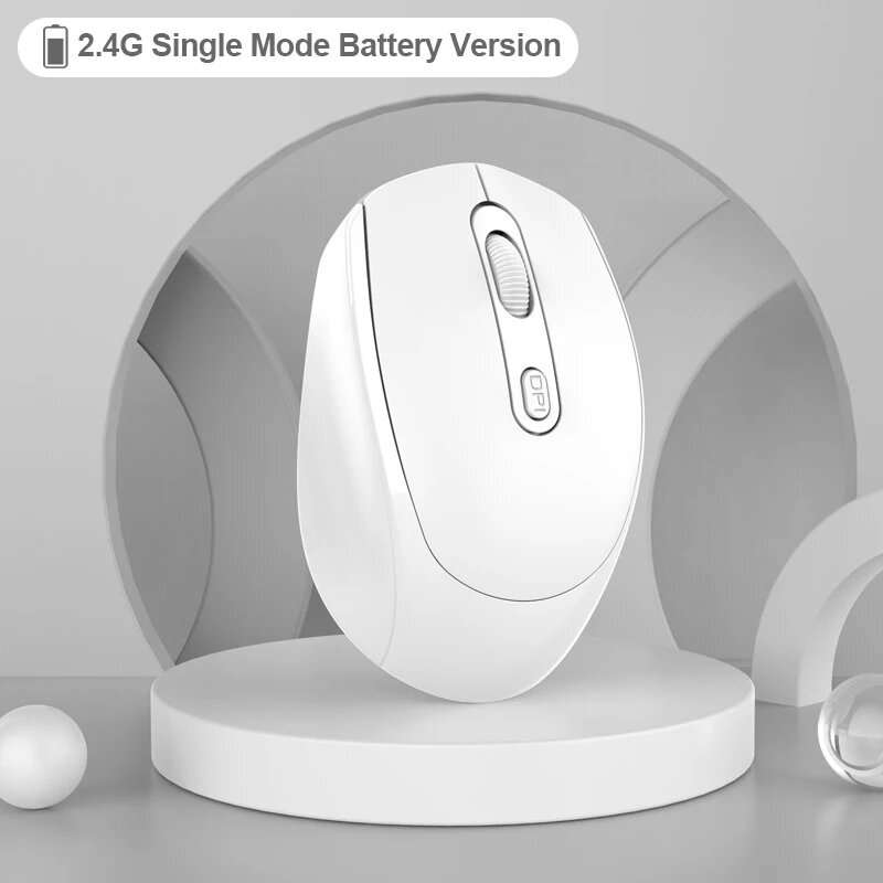 Беспроводная мышь 2.4G Battery White