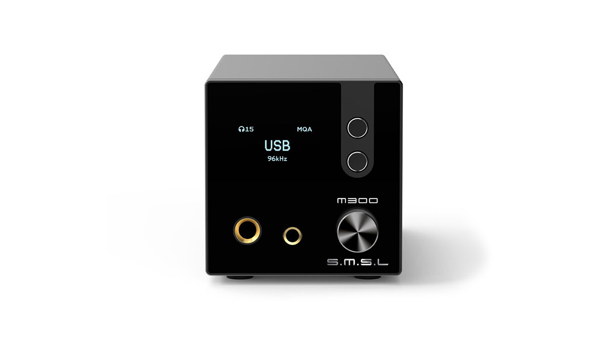 Цифро-аналоговый преобразователь SMSL M300SE black, Bluetooth 5.0