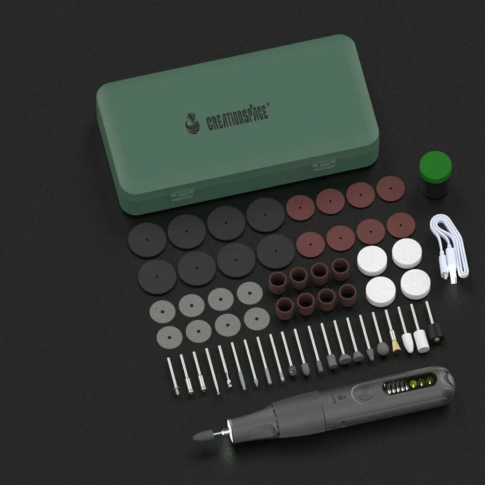 Гравировка на литиевой батарее CREATIONSPACE, перезаряжаемая