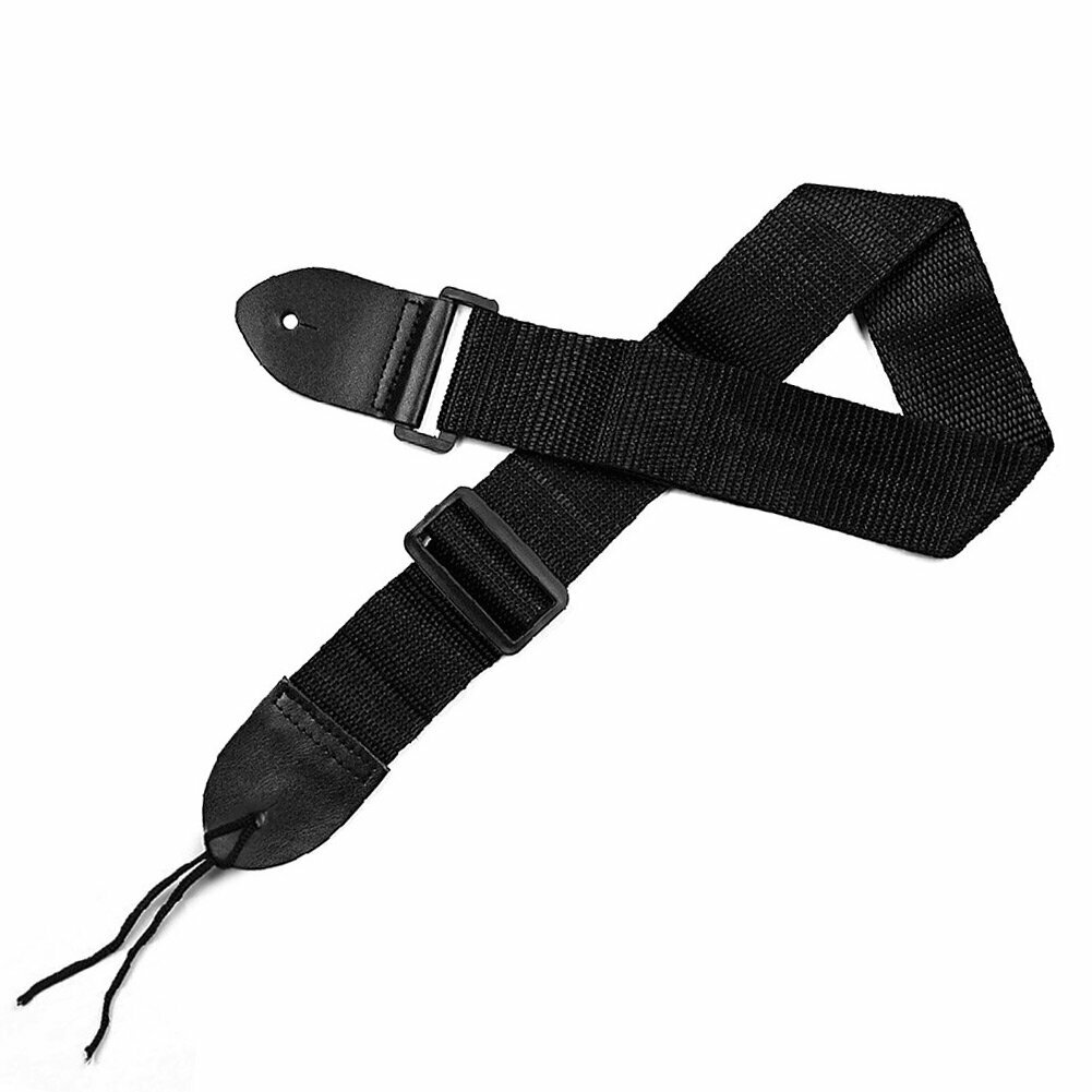 Плетеные Гитарные Ремни С Концами Из Искусственной Кожи, Регулируемая 2-Дюймовая Нейлоновая Тесьма, Ремешок для Акустической Гитары для Баса-Электрогитары