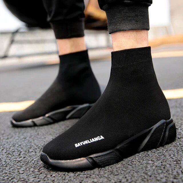 Мужские повседневные кроссовки, удобные носки, прогулочная обувь для пар, удобная уличная износостойкая тренировочная обувь для мужчин