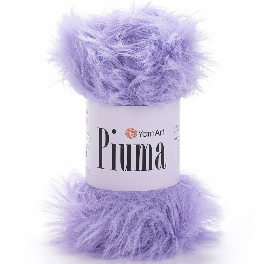 Пряжа Yarnart PIUMA 4407 сиреневый (10 мотков)