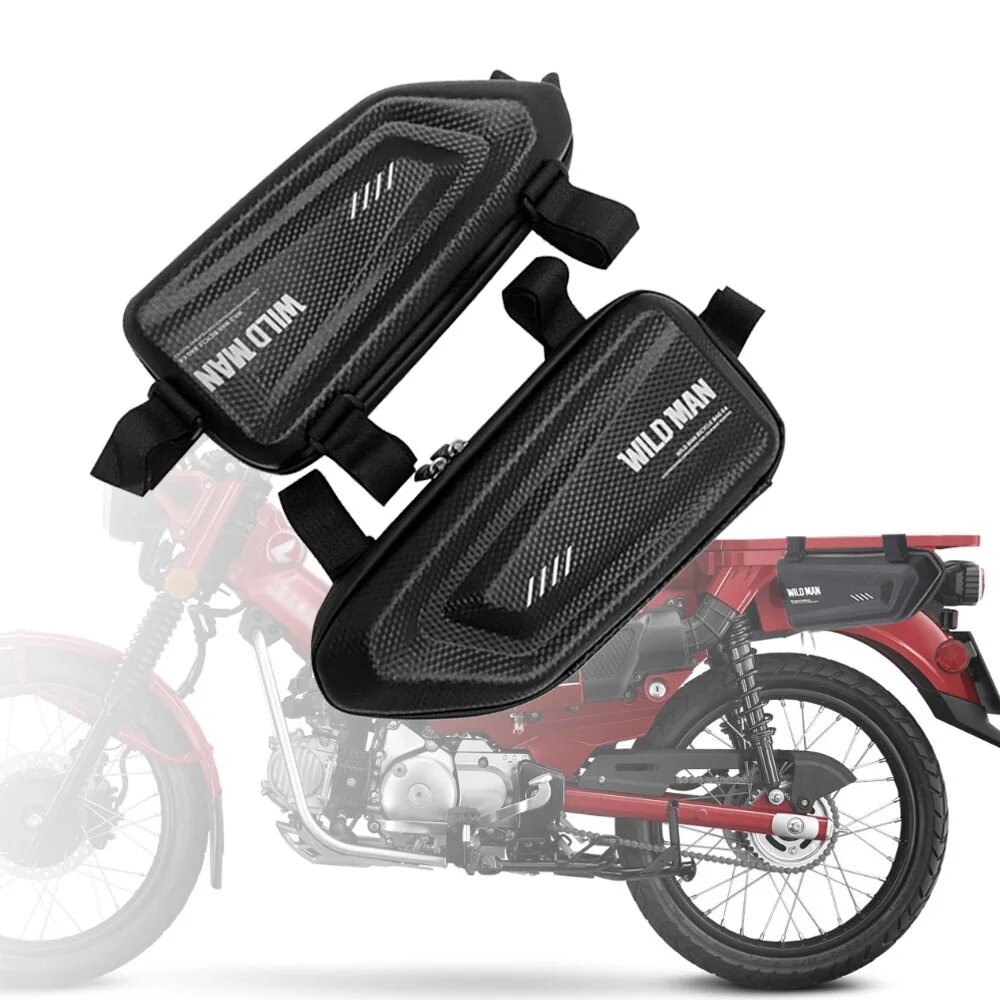 Для CT125 CT 125 2020 2021 2022 мотоциклетная Модифицированная Боковая Сумка, водонепроницаемая треугольная Боковая Сумка, жесткая оболочка