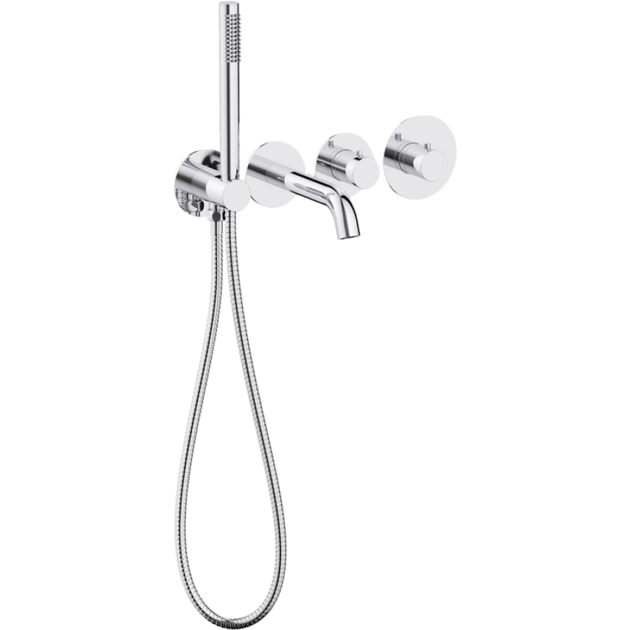 Термостатический смеситель встраиваемый Timo Saona 2324/00YSM С внутренней частью, для ванны с душем, хром