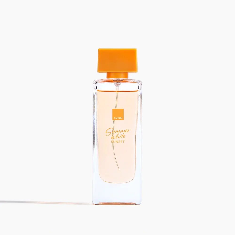 Туалетная вода AVON Summer White Sunset, цветочно-восточные ноты, для женщин, 45 мл