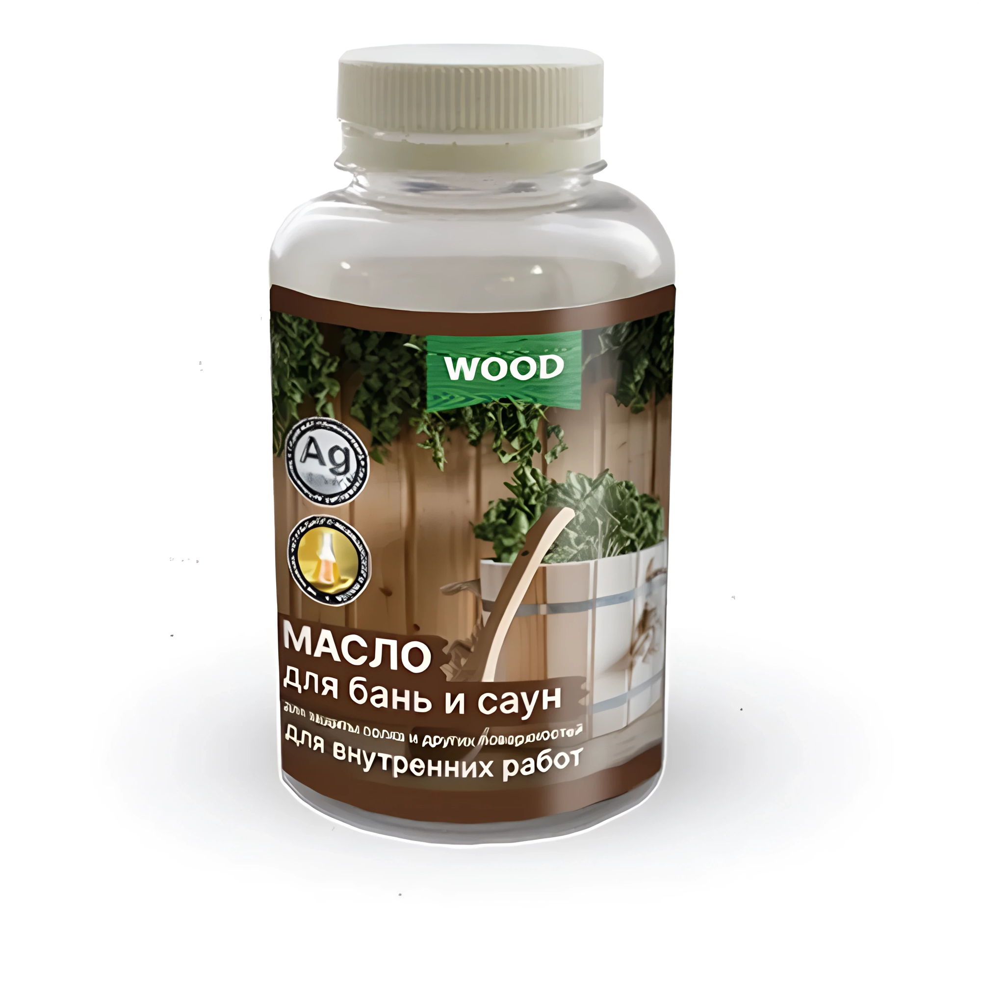 Масло для бани и сауны Farbitex Profi Wood, 0,25 л, бесцветный
