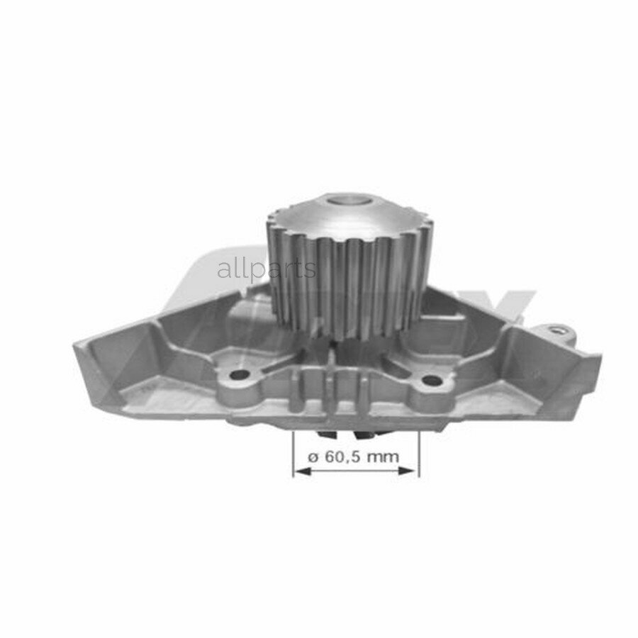 AIRTEX 1691 Помпа водяная CITROEN C4 / PEUGEOT 406-407 2.0/2.2 16v.