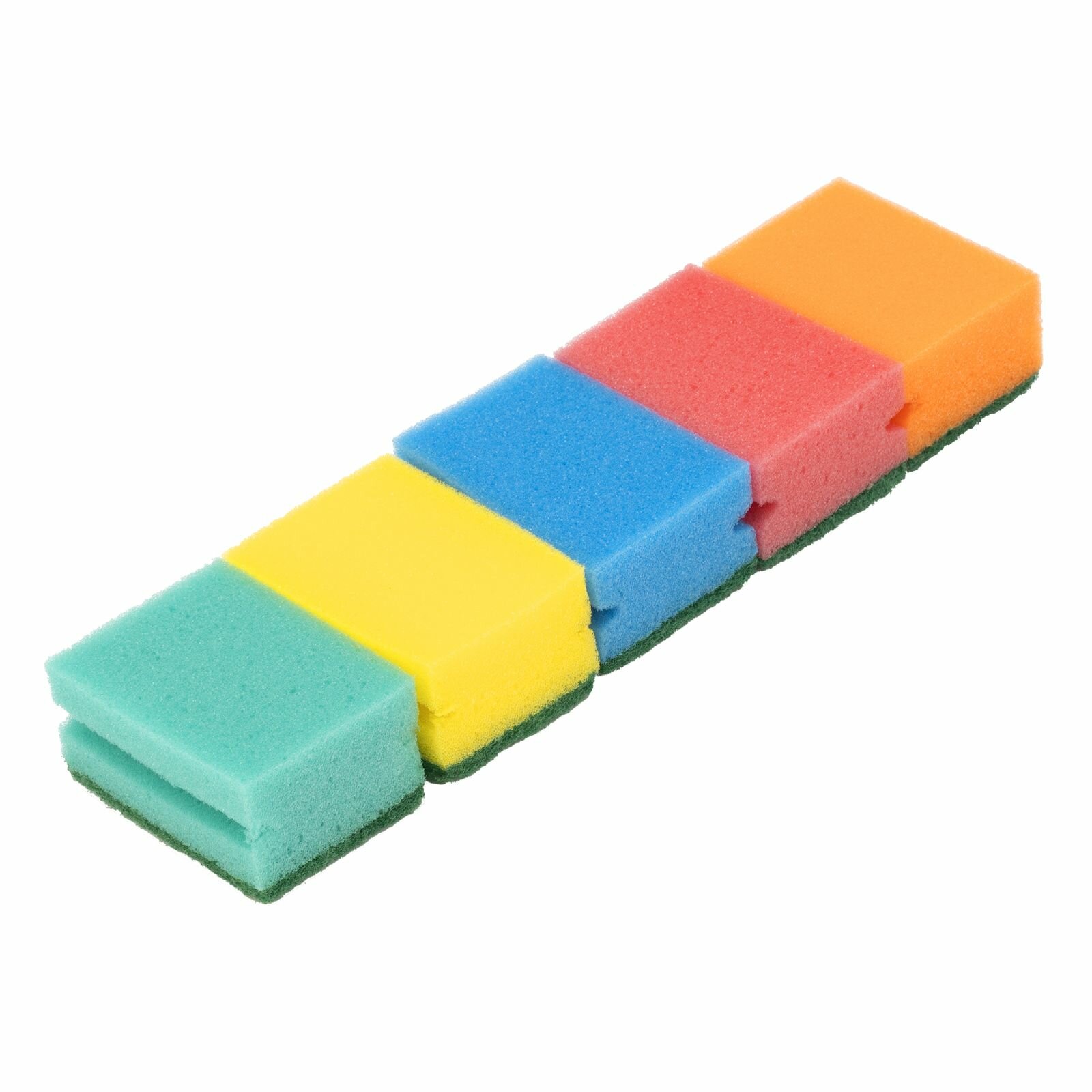 Губки для посуды профильные Comfort, 87 x 65 x 40 мм, 5 шт 923575