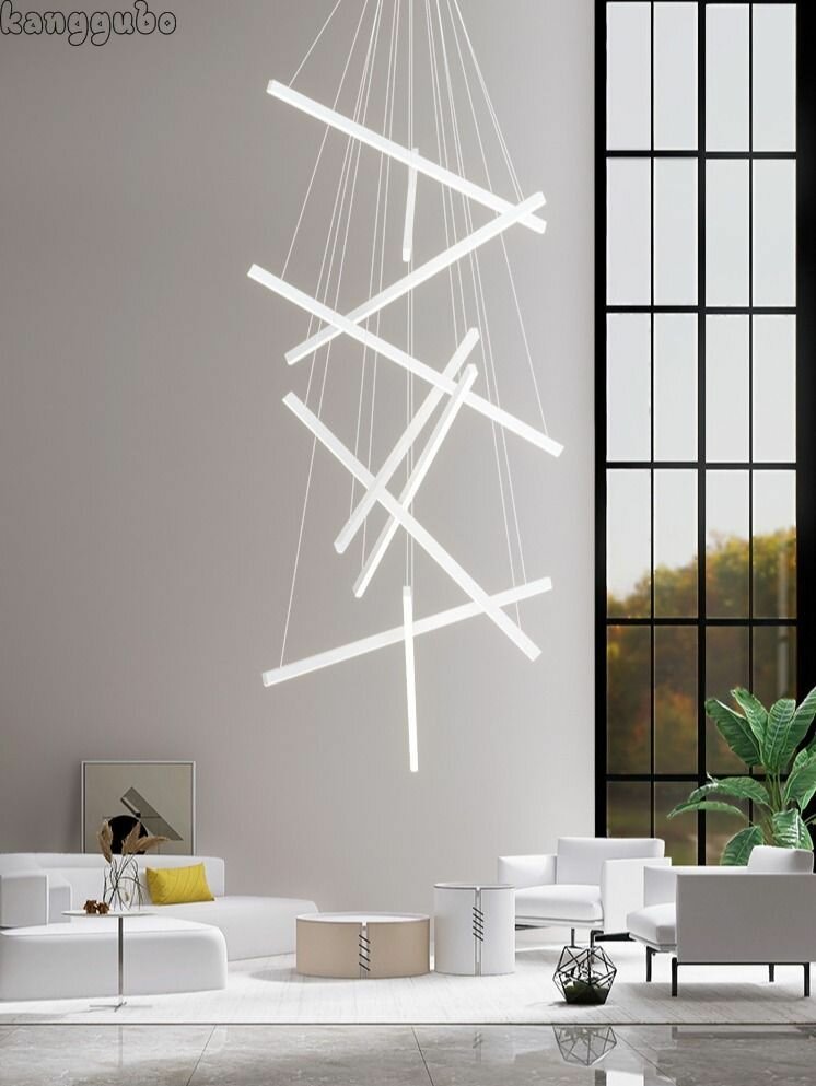 Длинная светодиодная люстра