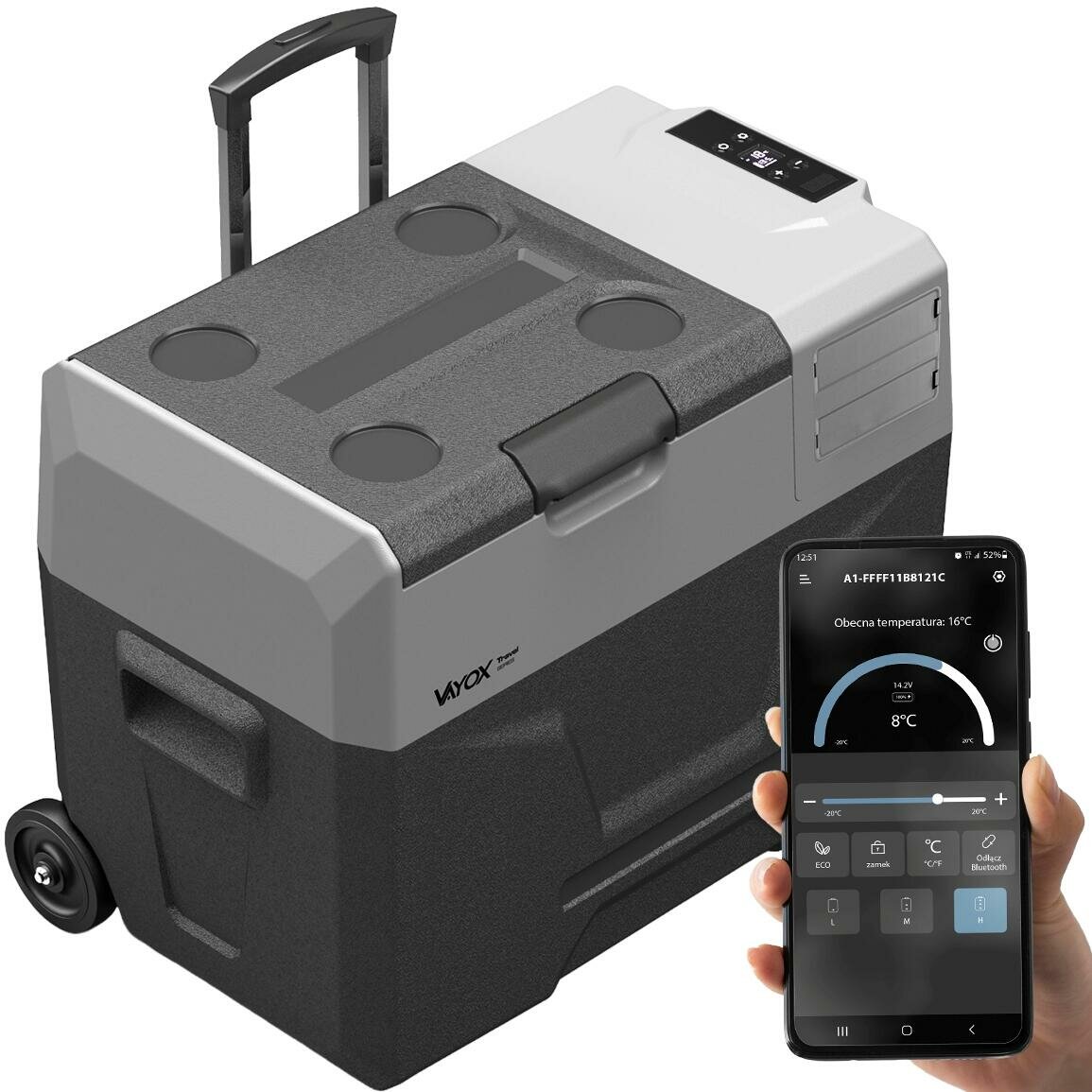 Decathlon Туристический компрессорный холодильник Vayox VA-T40 12/24/230V 40л