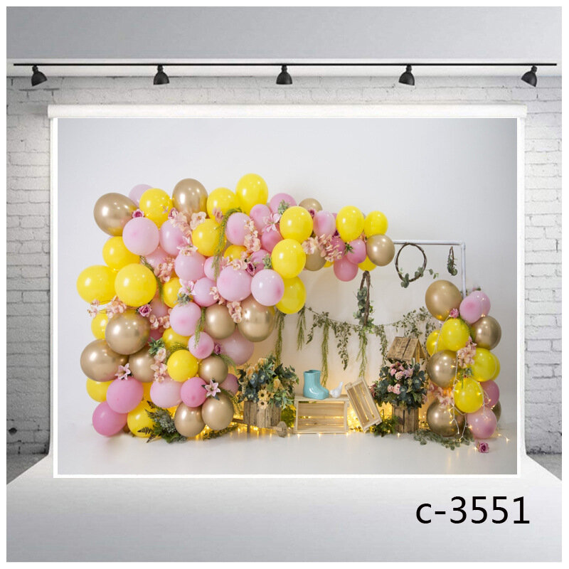 Зарубежная торговля Детский баннер на день рождения Фон для фотографий Детская ванночка Украшение на сто дней Зарубежная торговля Висячая ткань