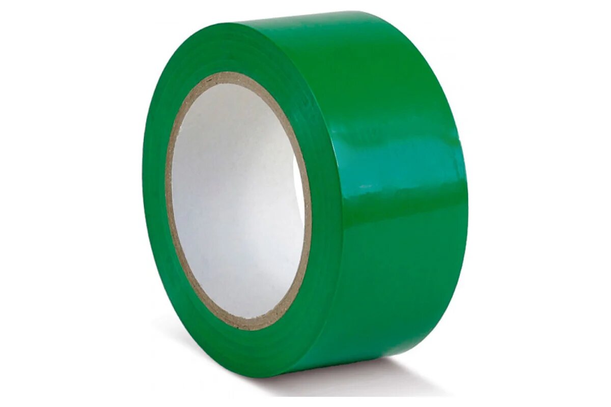 Vell самоклеящаяся лента разметочная 33 м, 50 мм, зелёная, ПВХ Standart 0,15 мм 301585