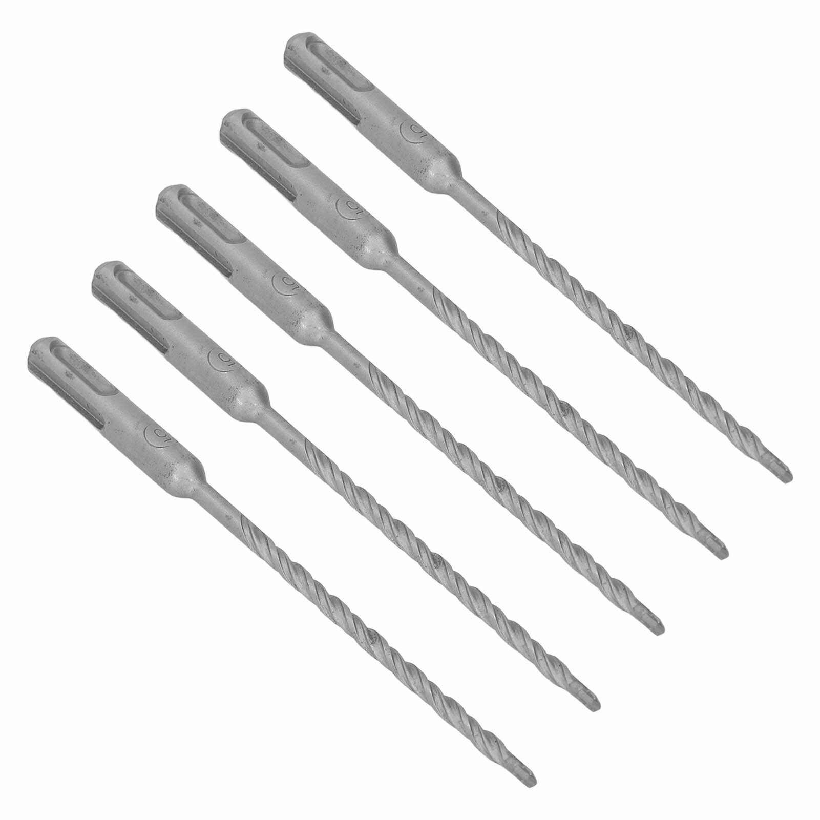 Шт. Перфораторное сверло длиной 160 мм, 2 флейты, самоцентрирующиеся твердосплавные наконечники, ударные сверла для кирпича, камня, бетона, 5 мм/0,2 дюйма