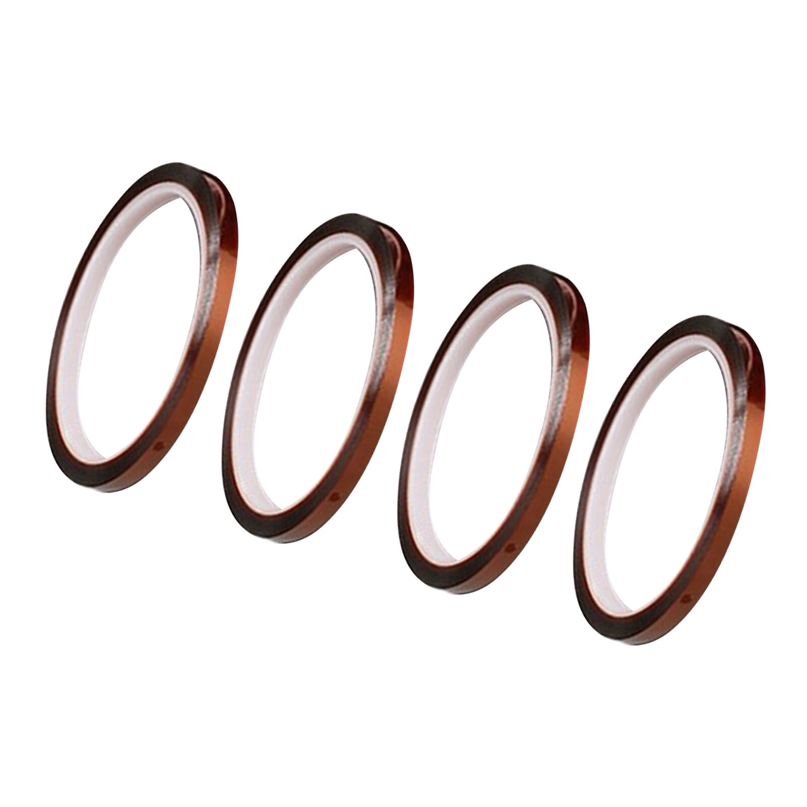 4 рулона термоленты 0,5 см x 33 м, термостойкая изоляционная сублимационная тепловая лента