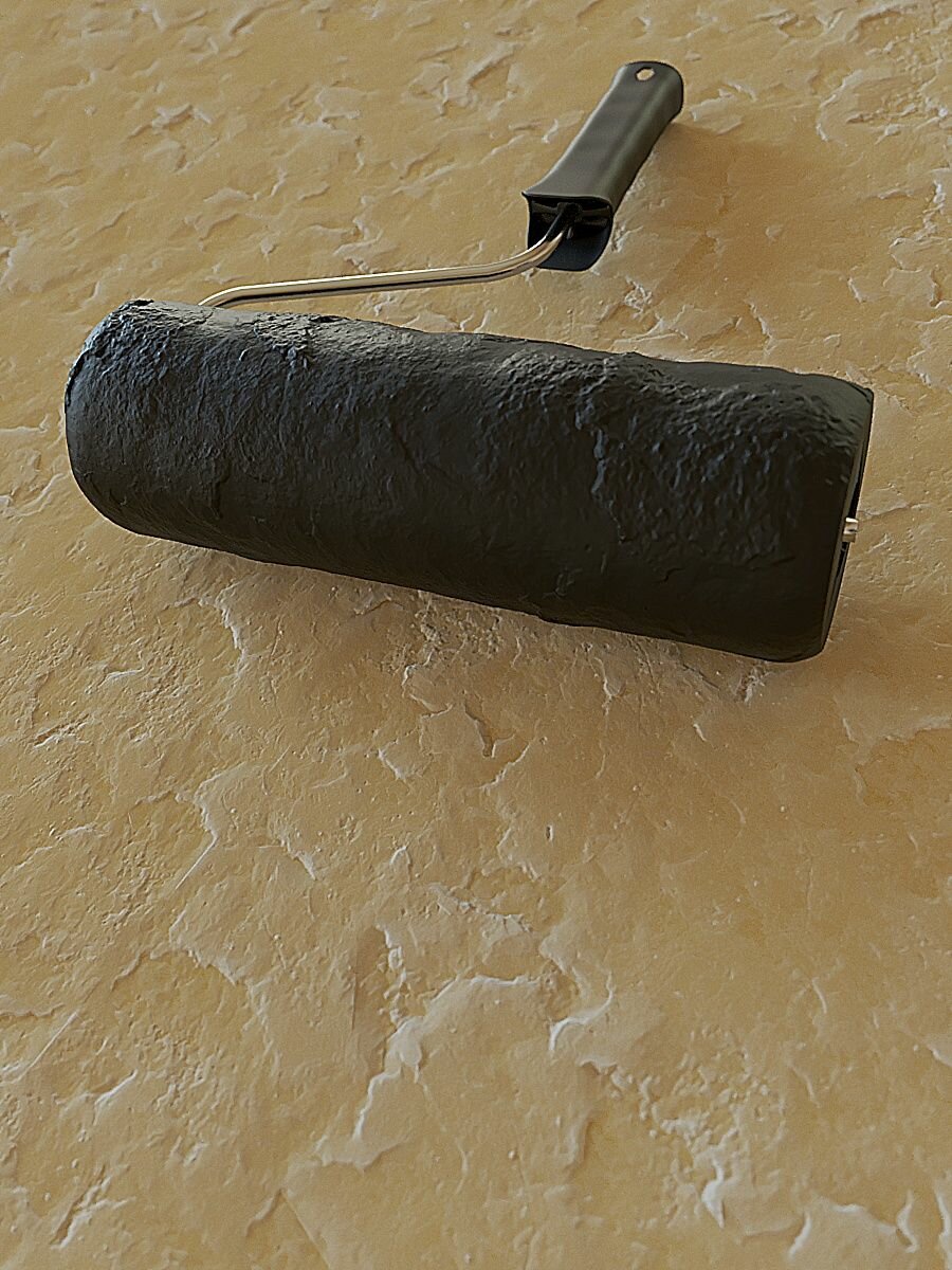 Декоративный валик для стен Деревенская стена 230/80