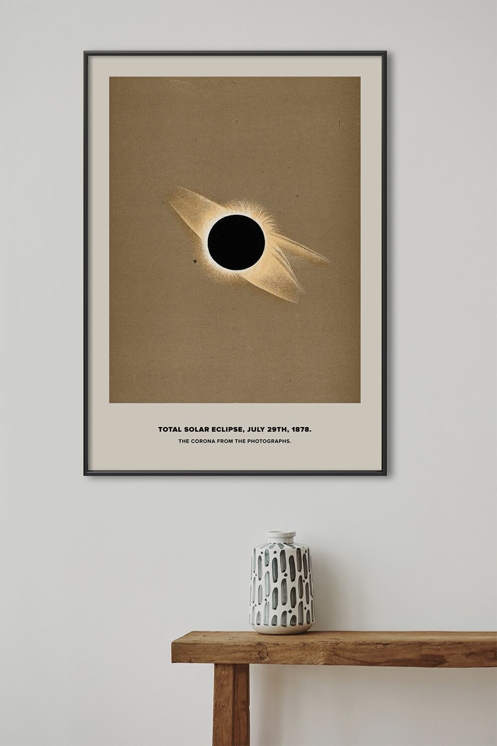 Постер в рамке 50х70 Postermarkt Total Solar Eclipse — фото 1