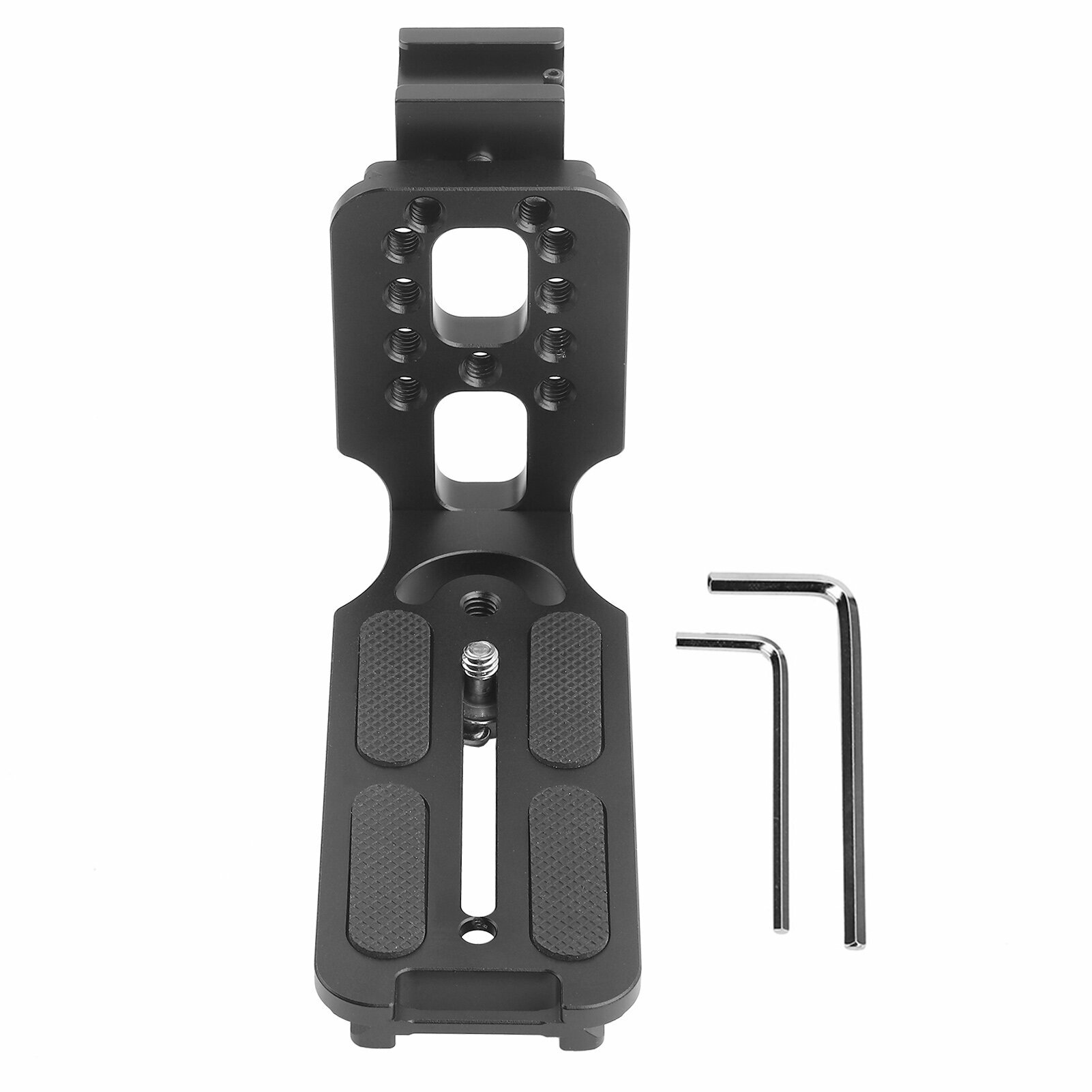 Универсальная металлическая L -форма быстрого выпуска с горячим креплением для обуви для гидравлической камеры Ballhead SLR (черная)