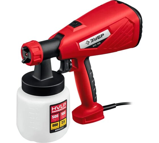 Электрический краскопульт ЗУБР 500 Вт КПЭ-500