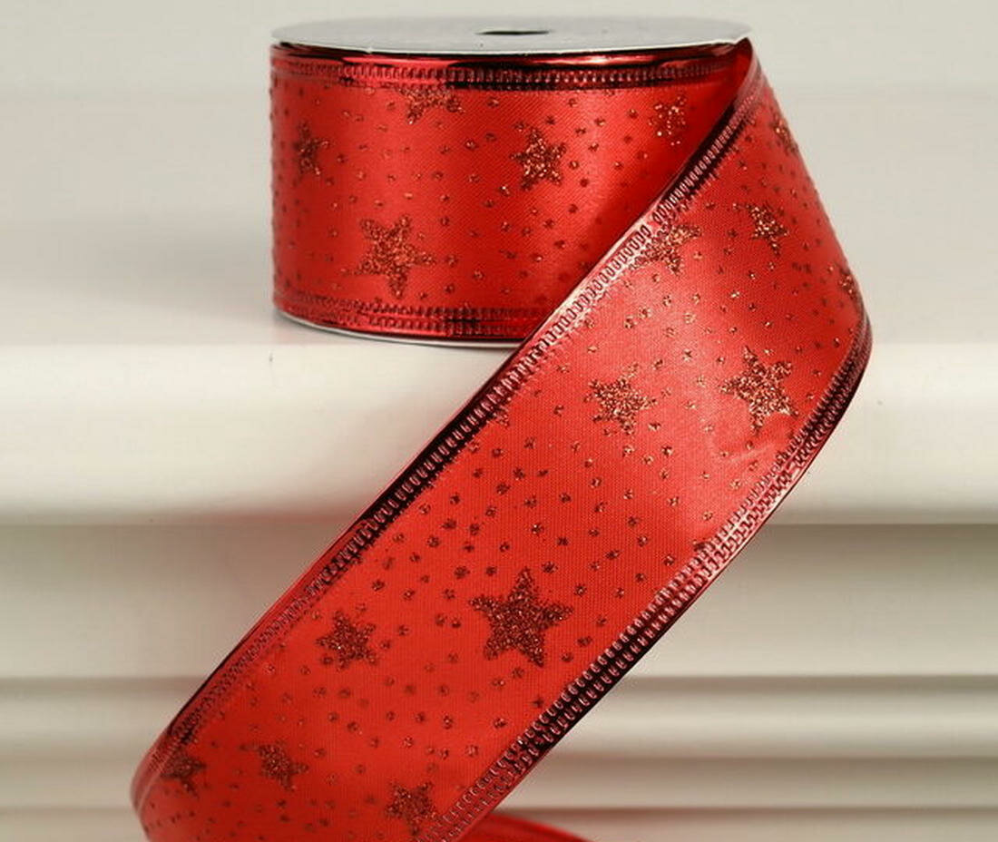 Лента для декорирования, красная, 4х270 см, Koopman International