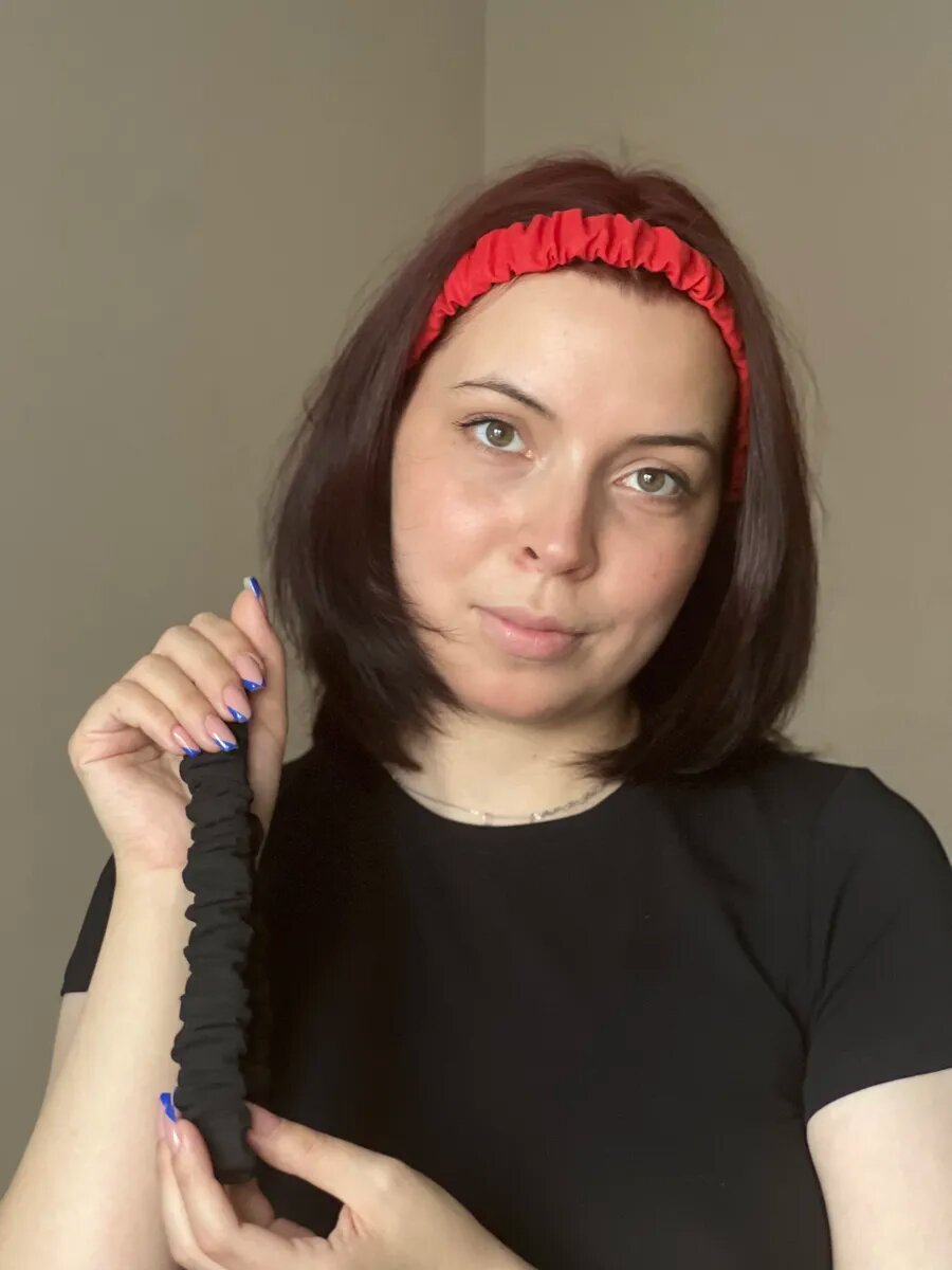 Повязка на голову женская летняя ободок для волос