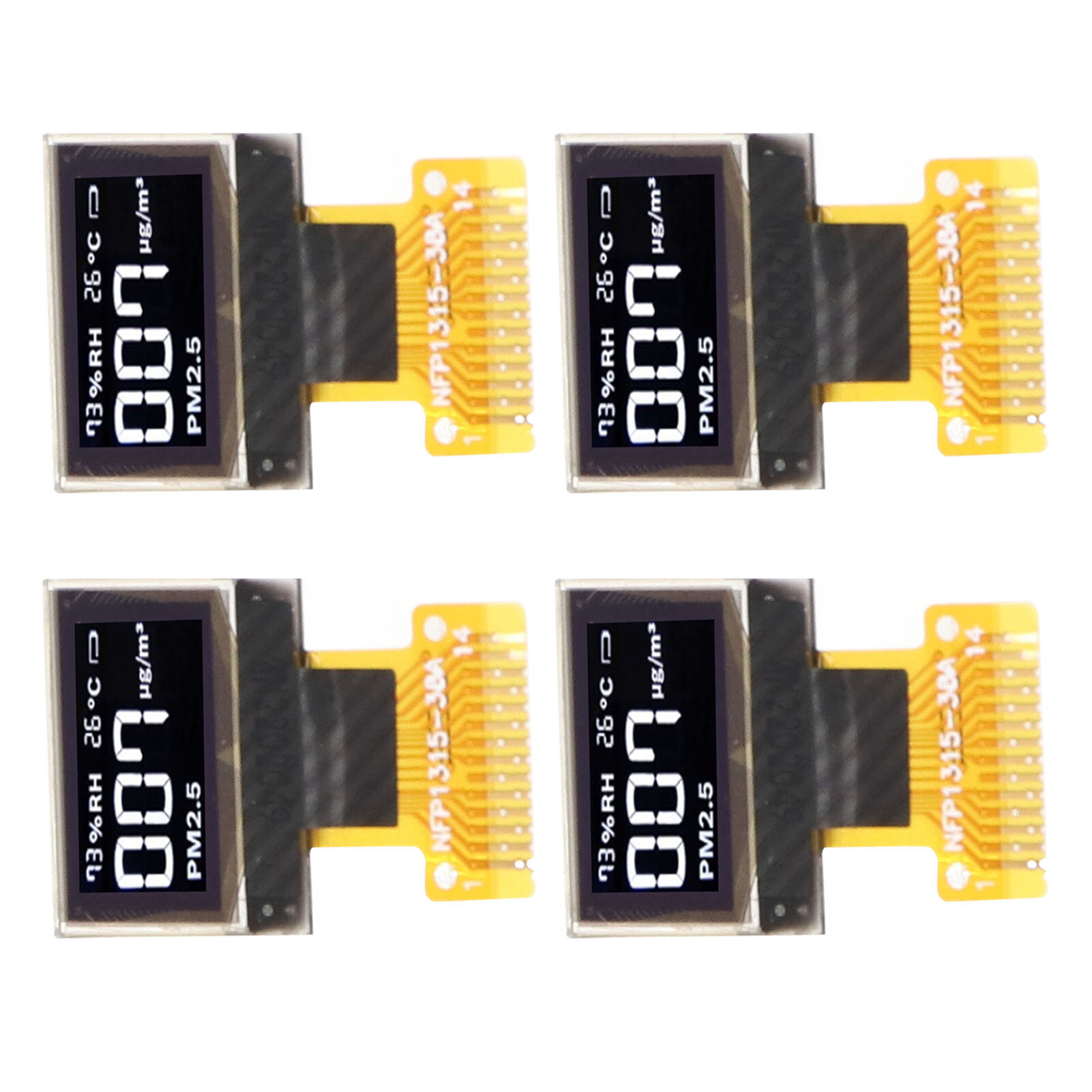 4 шт. 0,49 дюйма, модуль дисплея с органическим светодиодом, интерфейс IIC, 64x32, 14-контактный модуль дисплея