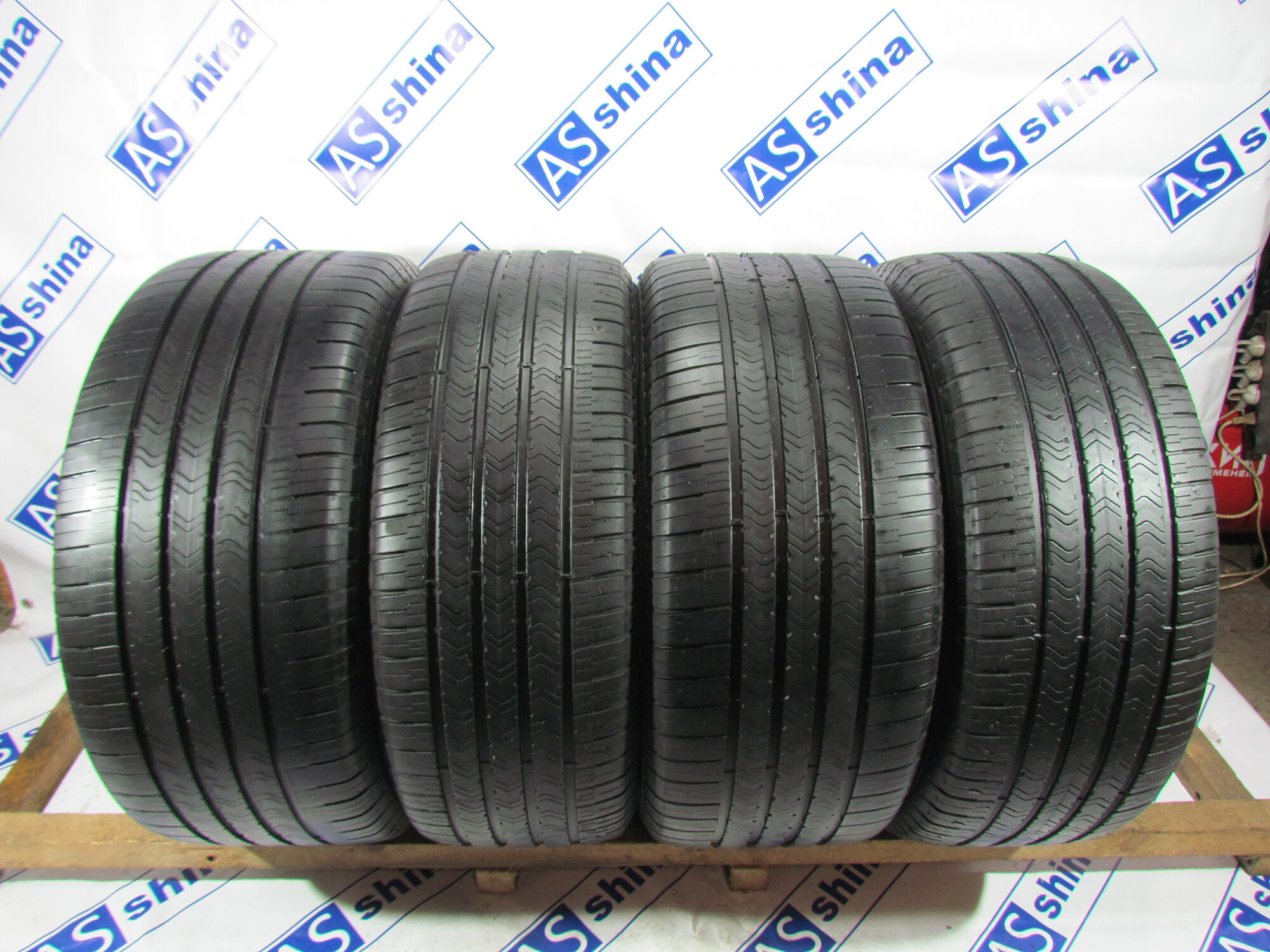 Разноширокие шины БУ Goodyear Eagle Sport All Season 255 45 и 285 40 R20 RunFlat летние 10-20% износ - 0027386