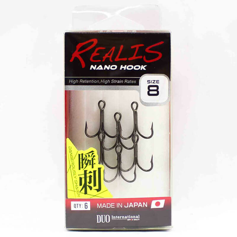 Крючки тройные DUO Realis Nano Hook #8