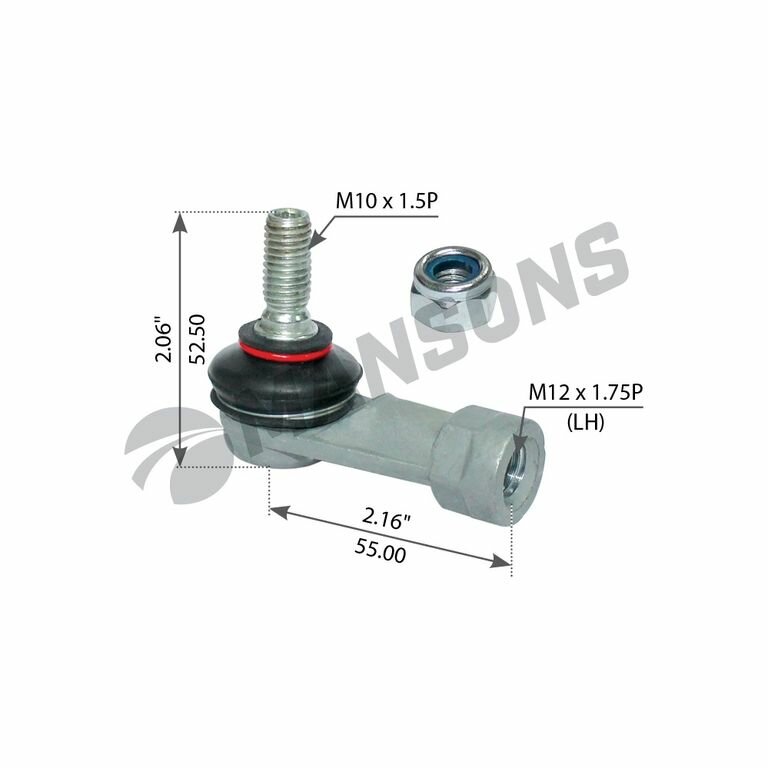 Наконечник тяги КПП правый для Скания, Вольво арт 100672 MANSONS
