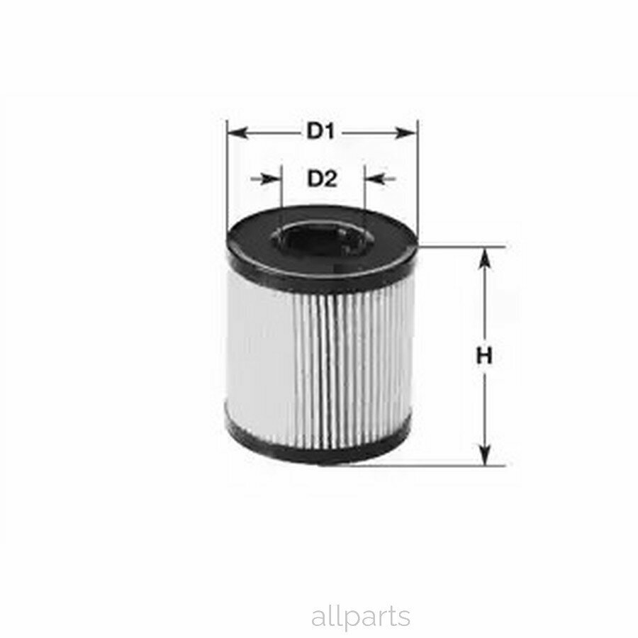 CLEAN FILTERS ML1703 CLEAN фильтр масляный ML 1703 (=HU 711 x)