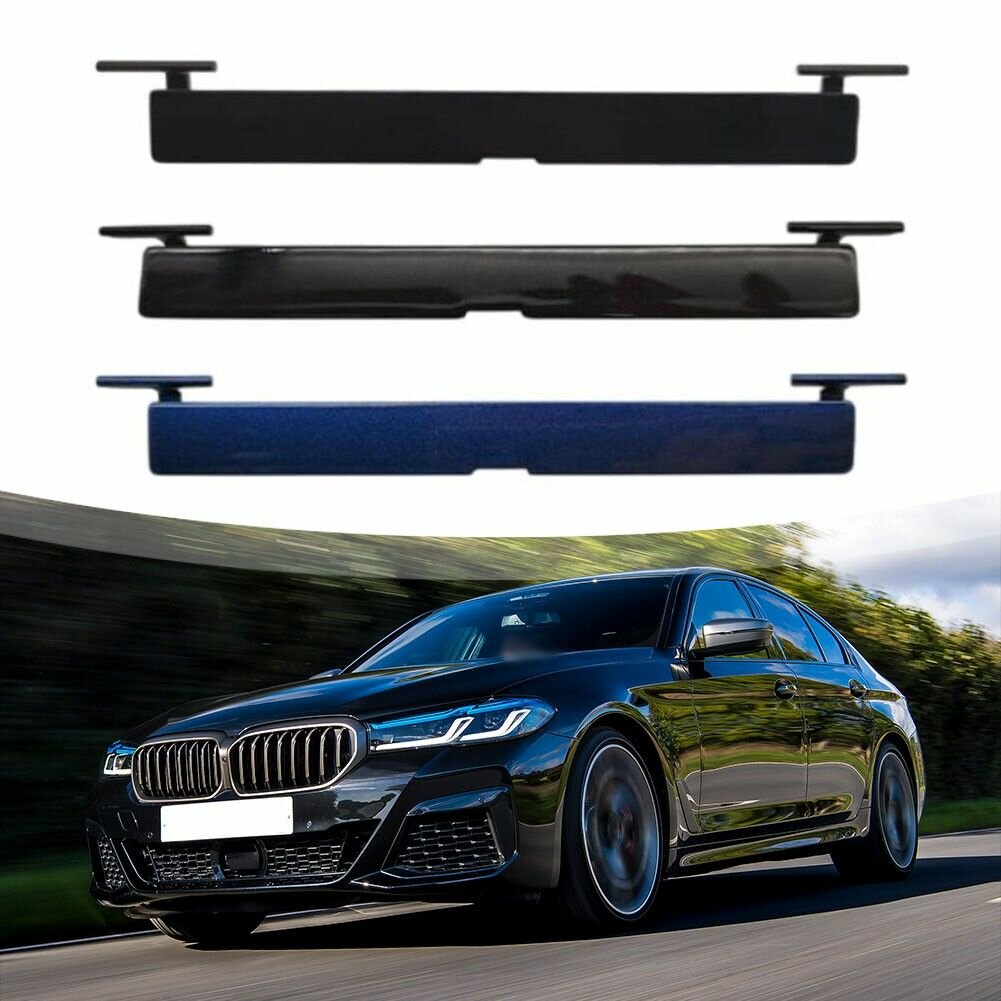 Молдинг-накладка рейлинга крыши BMW 5 G30 2017-2023, замена OEM 51137443691 ABS+PC, черный/тёмно-синий/неокраш.