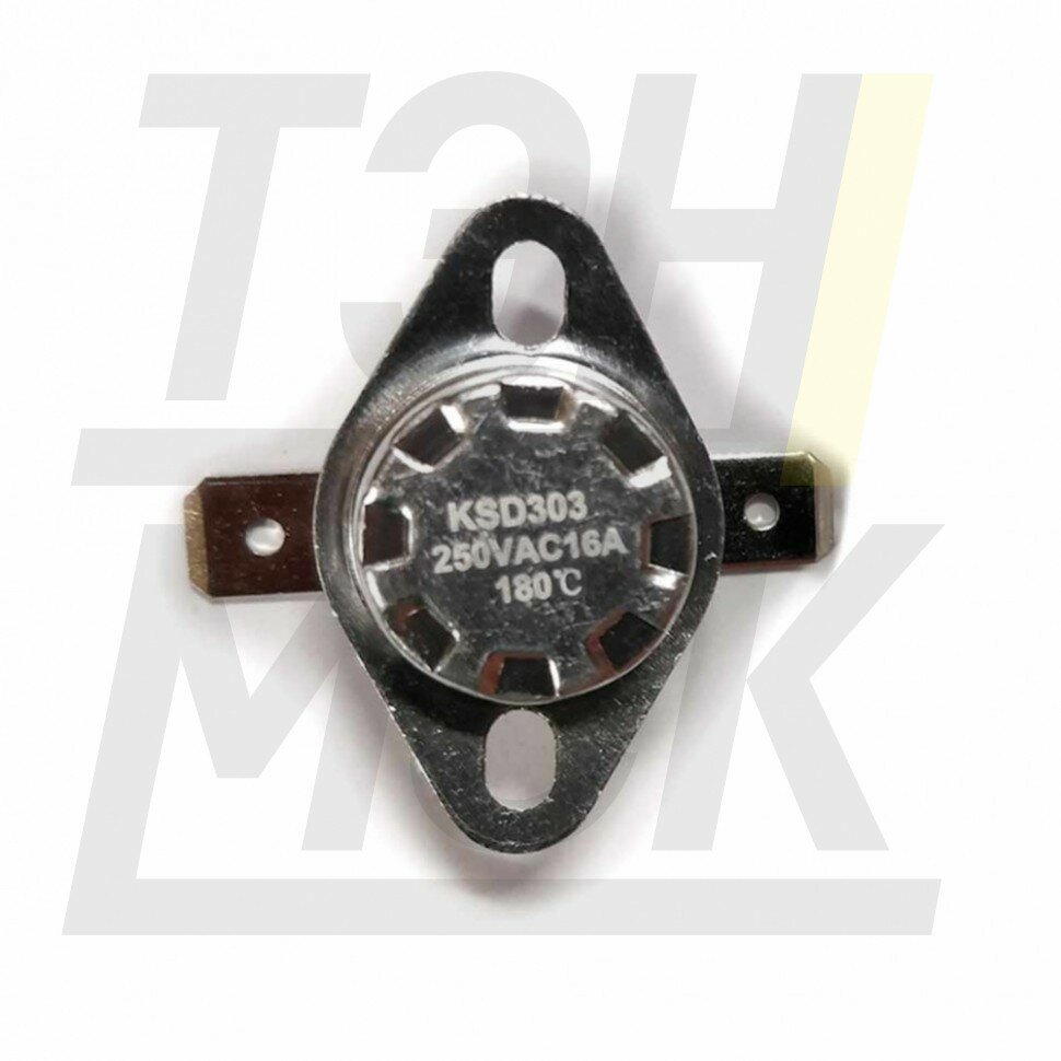 Набор 4 шт Термостат для водонагревателя Ariston, Thermex KSD303, 16A 180°С биметаллический самовозвратный, KM316180