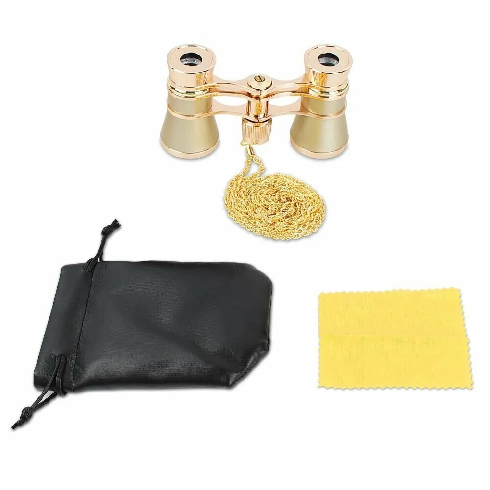 Бинокль театральный, пластик, красный, для театра и концертов