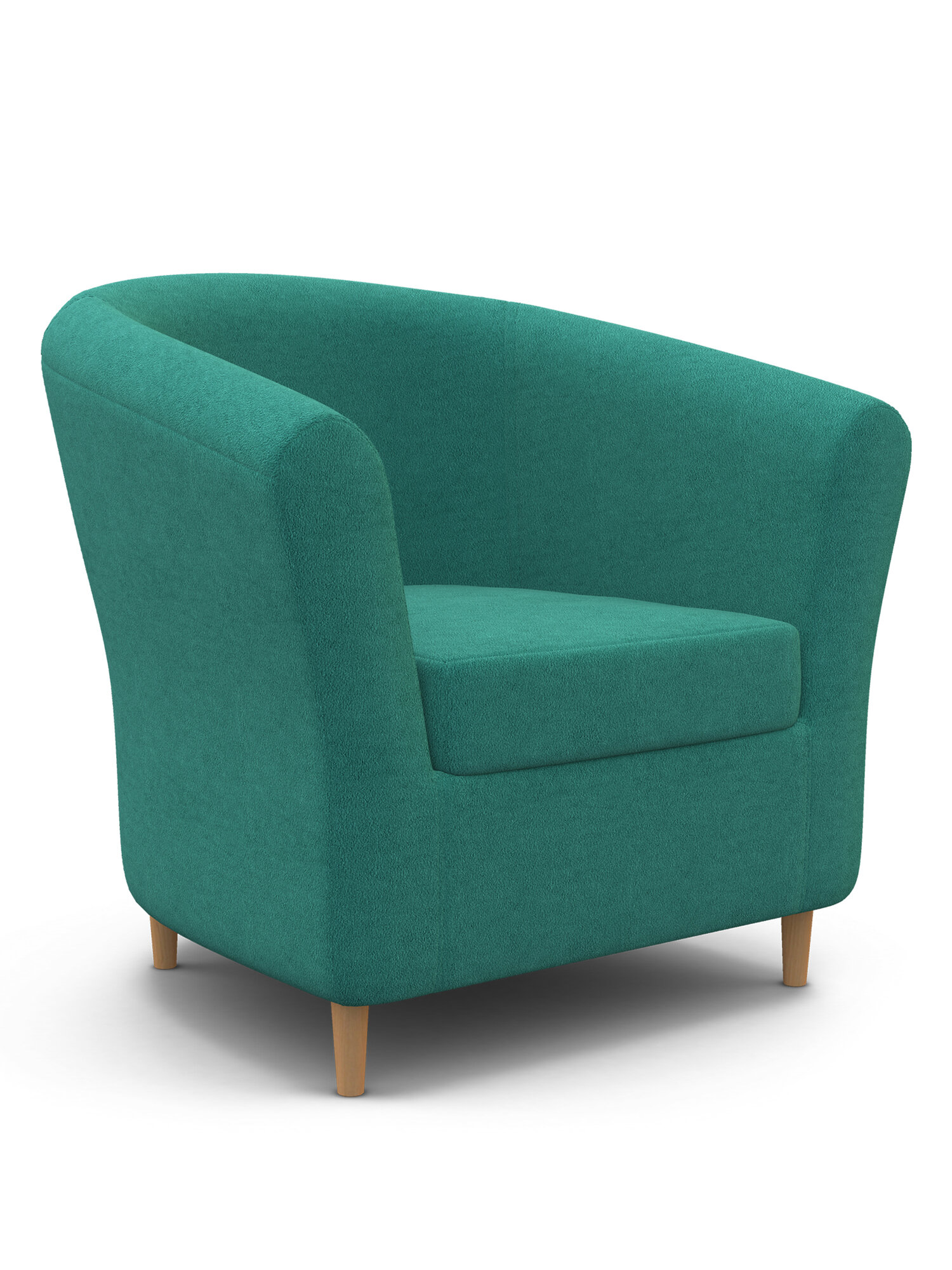 Кресло Евро Лайт велюр бирюзовый