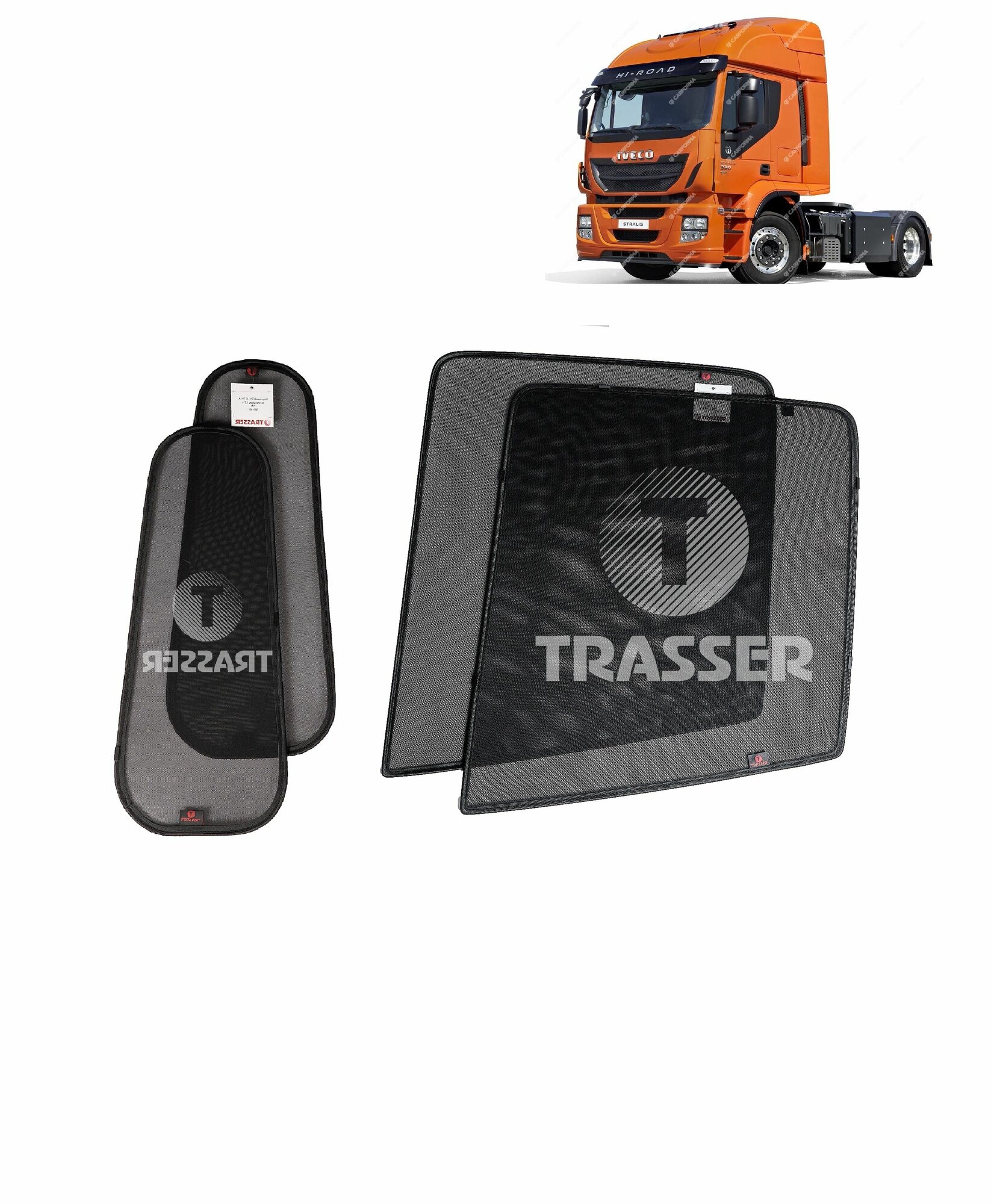 Каркасные шторки для IVECO Stralis ивеко стралис трассер комплект стандарт с форточками