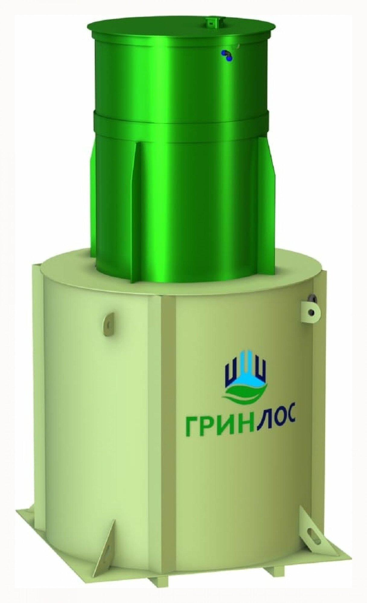 Септик для дома гринлос Аэро 8 Супер Лонг (1.4 м3/сут, самотечный, на 8 человек)