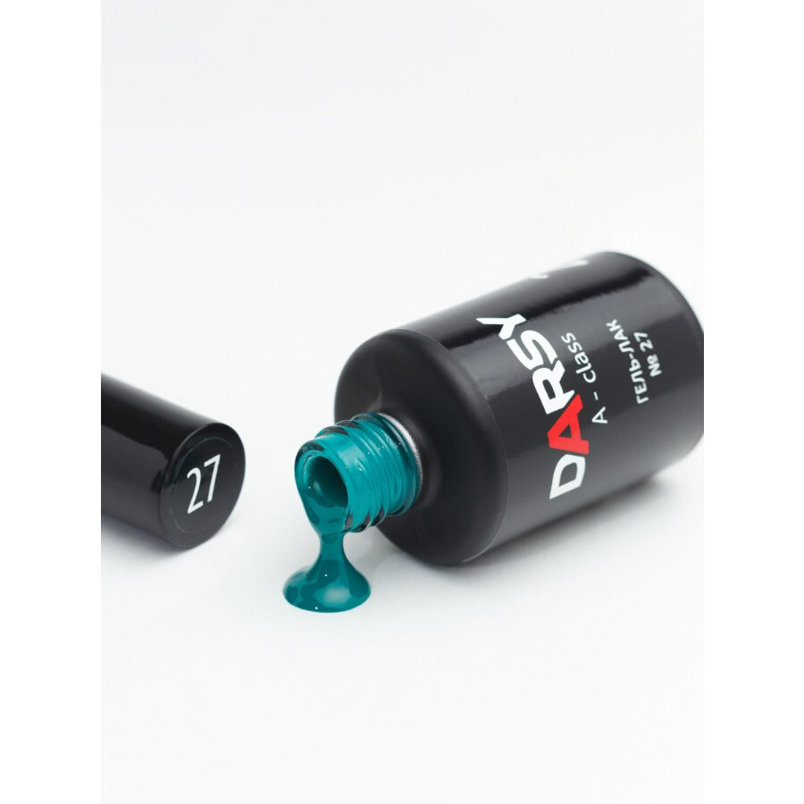 DARSY, Гель-лак светло-зеленый № 27, 8 мл