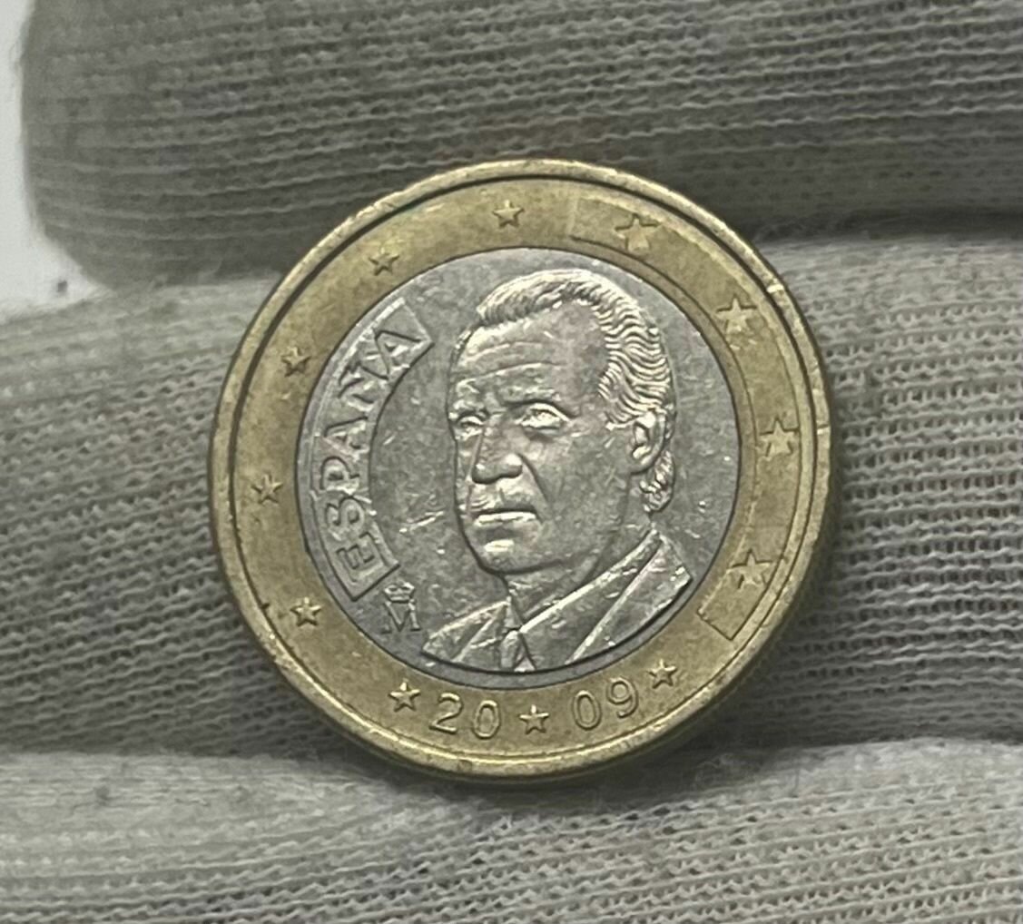 Испания 1 евро 2003 - 2009 года