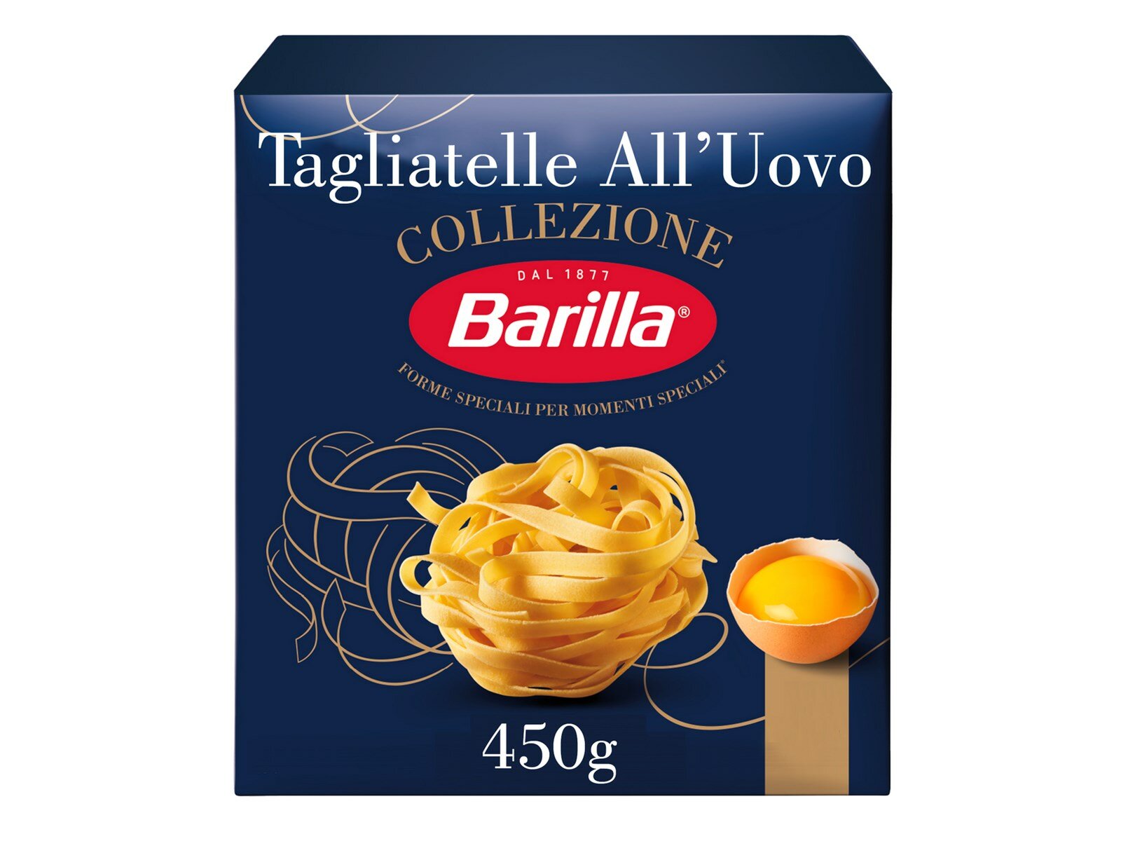 Макароны гнезда Barilla Tagliatelle All'Uovo №129 яичные высший сорт, 450г