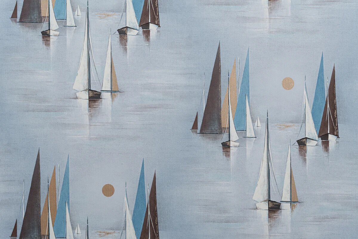 OVK Обои декор г. т. на флиз. основе арт. Корабли, 10м*1,06м 11251-02