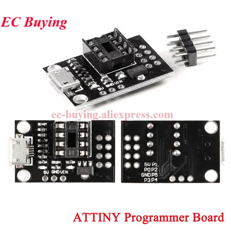 ATTINY Programmer Board ATTINY85 Connector, 5pcs