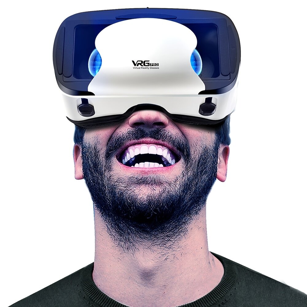 3D очки виртуальной реальности с регулируемым оголовьем, 360° панорамные иммерсивные VR-очки, 3D игры. Незабываемый опыт