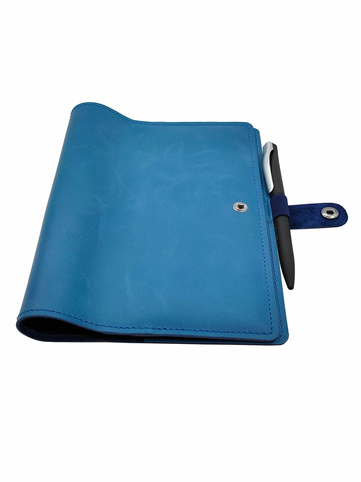 Обложка для ежедневника (книги, блокнота) А5 из натуральной кожи SHIVA LEATHER