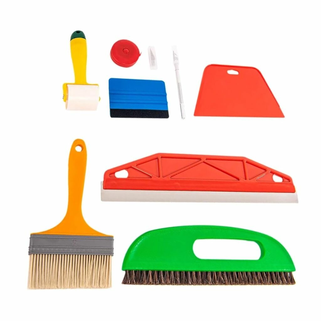 Набор инструментов для разглаживания обоев с помощью скребка для автомобильной пленки