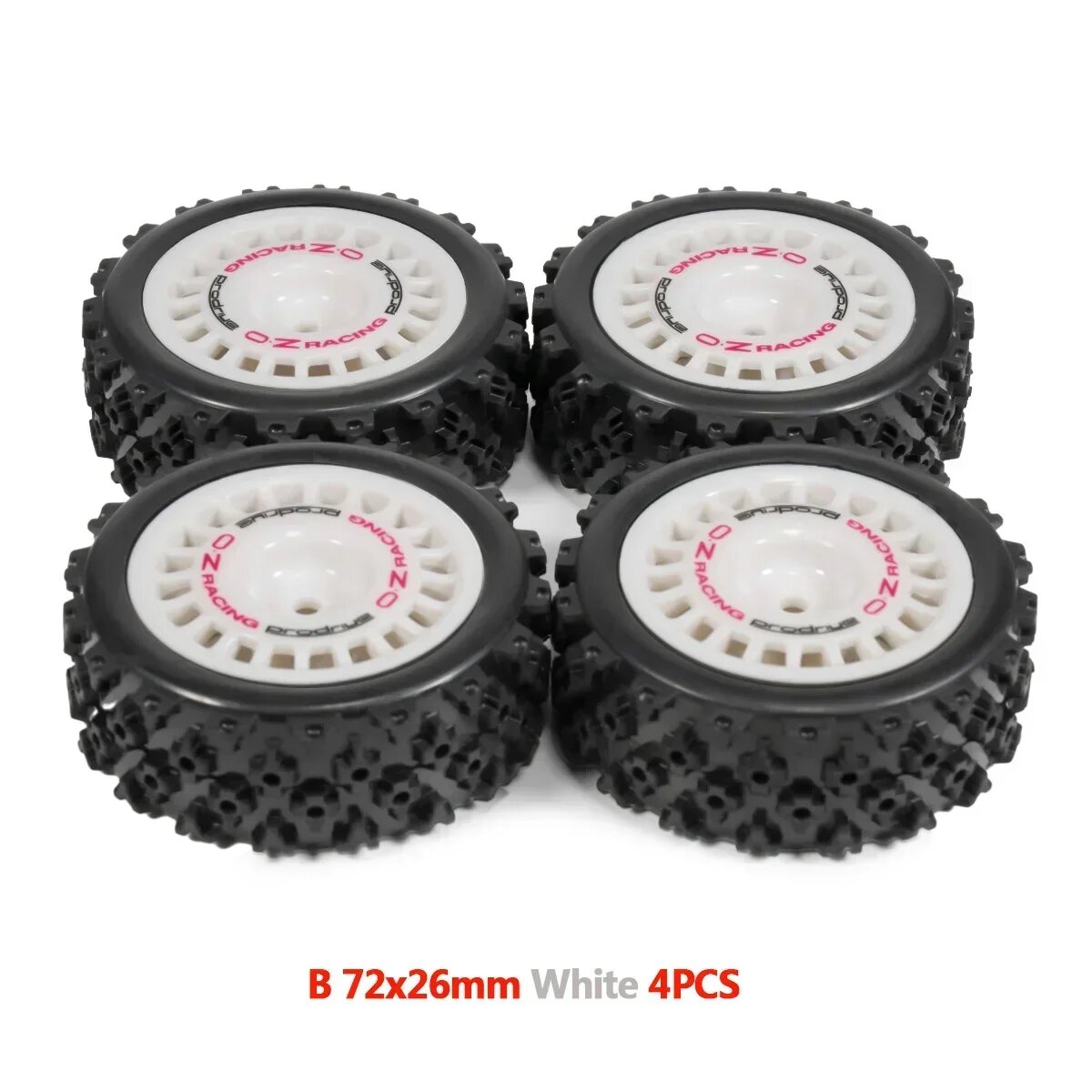 Шины RC 72x26mm Белые 4шт
