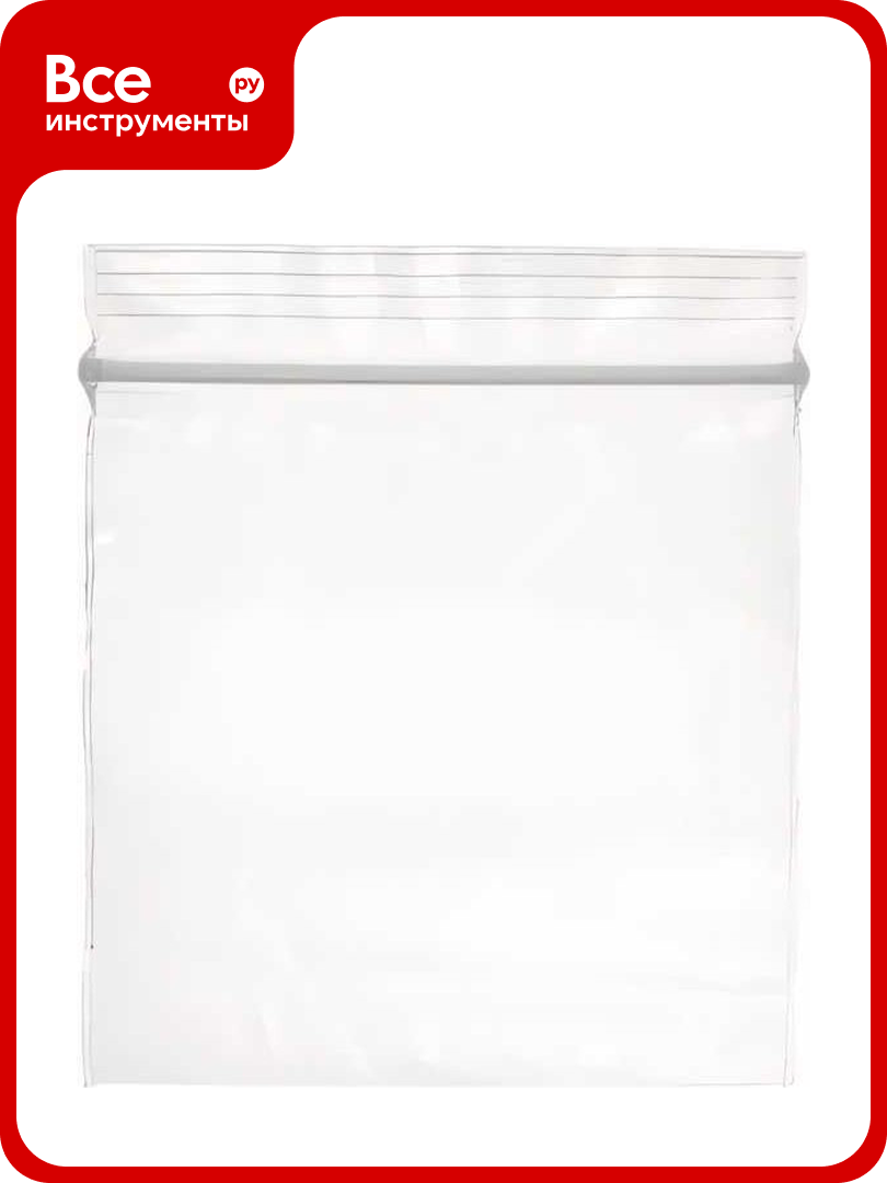 Пакет циркон с замком зип-лок 15х20 см, 80 мкм 100 шт ZIP152080 из полиэтилена, прозрачный пищевой, безопасный